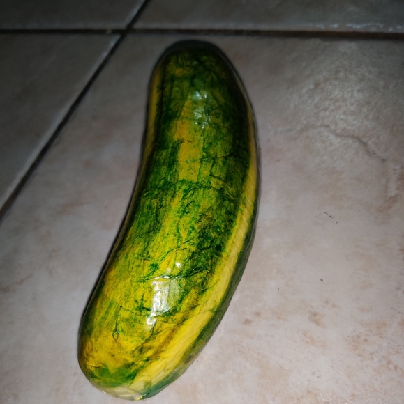 None | Accents | Plastic Cucumber Squash Fake Fruit Food Decorative ...